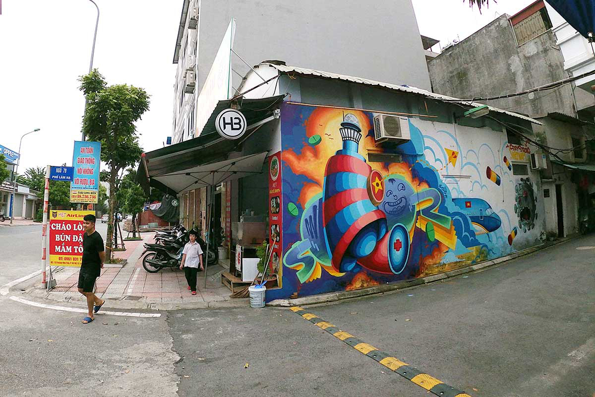 Chùm tác phẩm nghệ thuật Graffiti độc đáo với chủ đề "Chung tay đánh ...