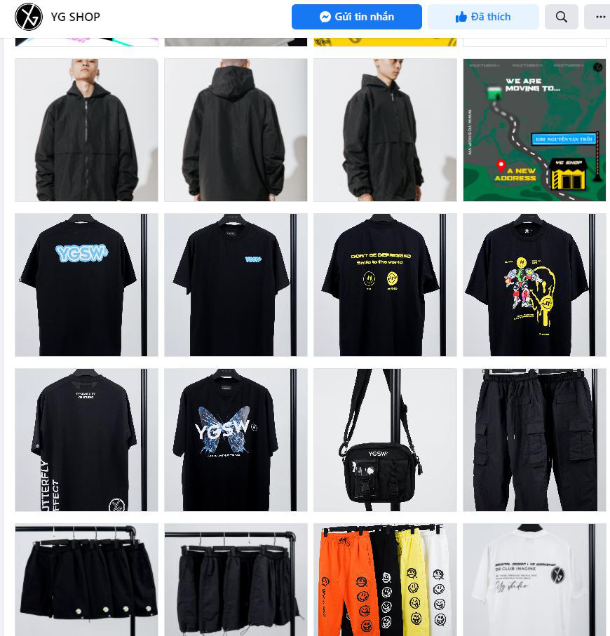 YG Shop chinh phục giới trẻ bằng thiết kế độc đáo và phong cách