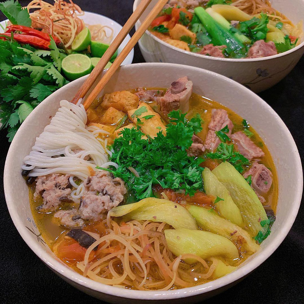 6 món bún nước thanh mát cho ngày hè nóng bức