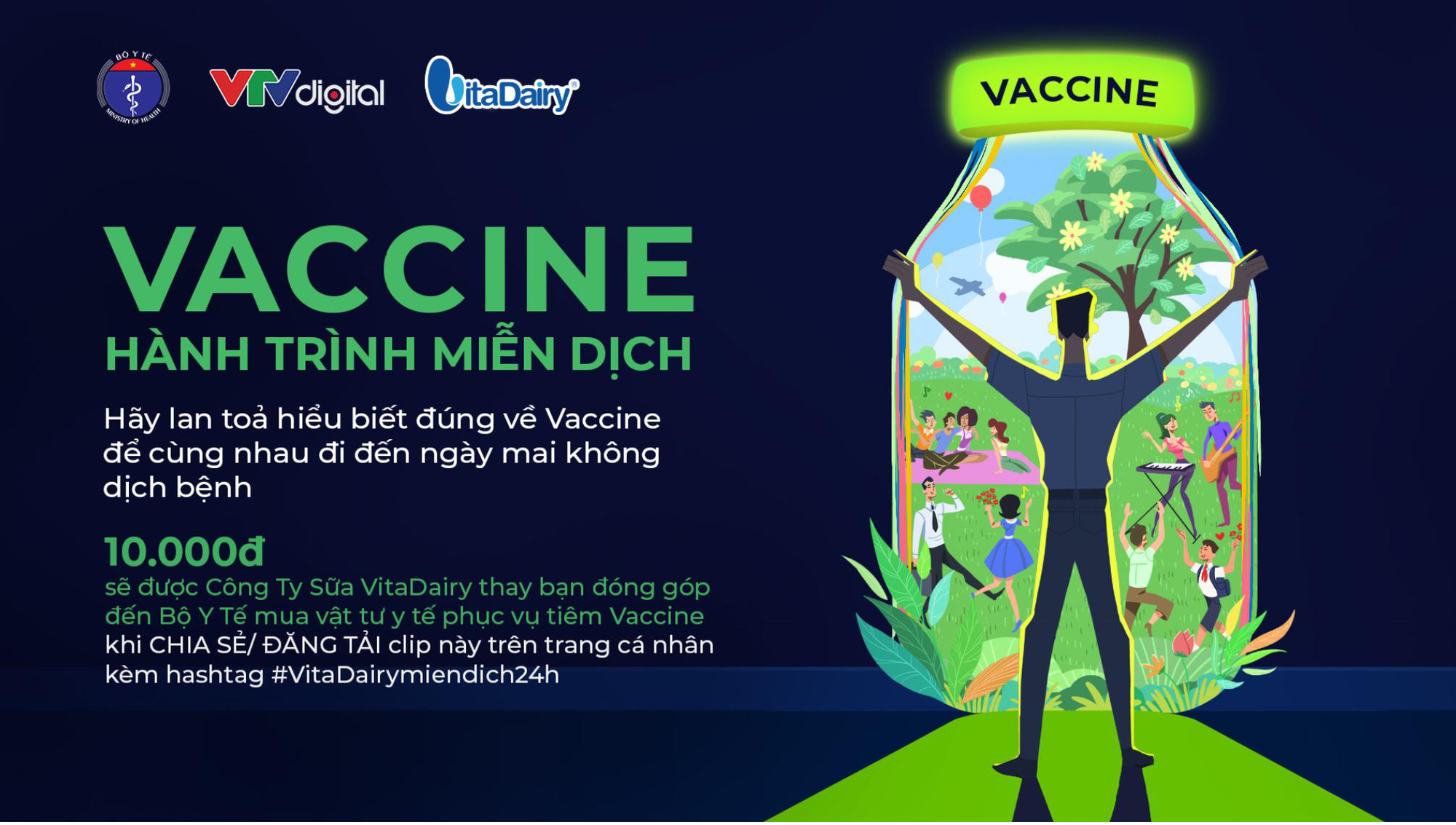 Bộ Y tế phối hợp phát động chương trình Vaccine - Hành trình miễn dịch