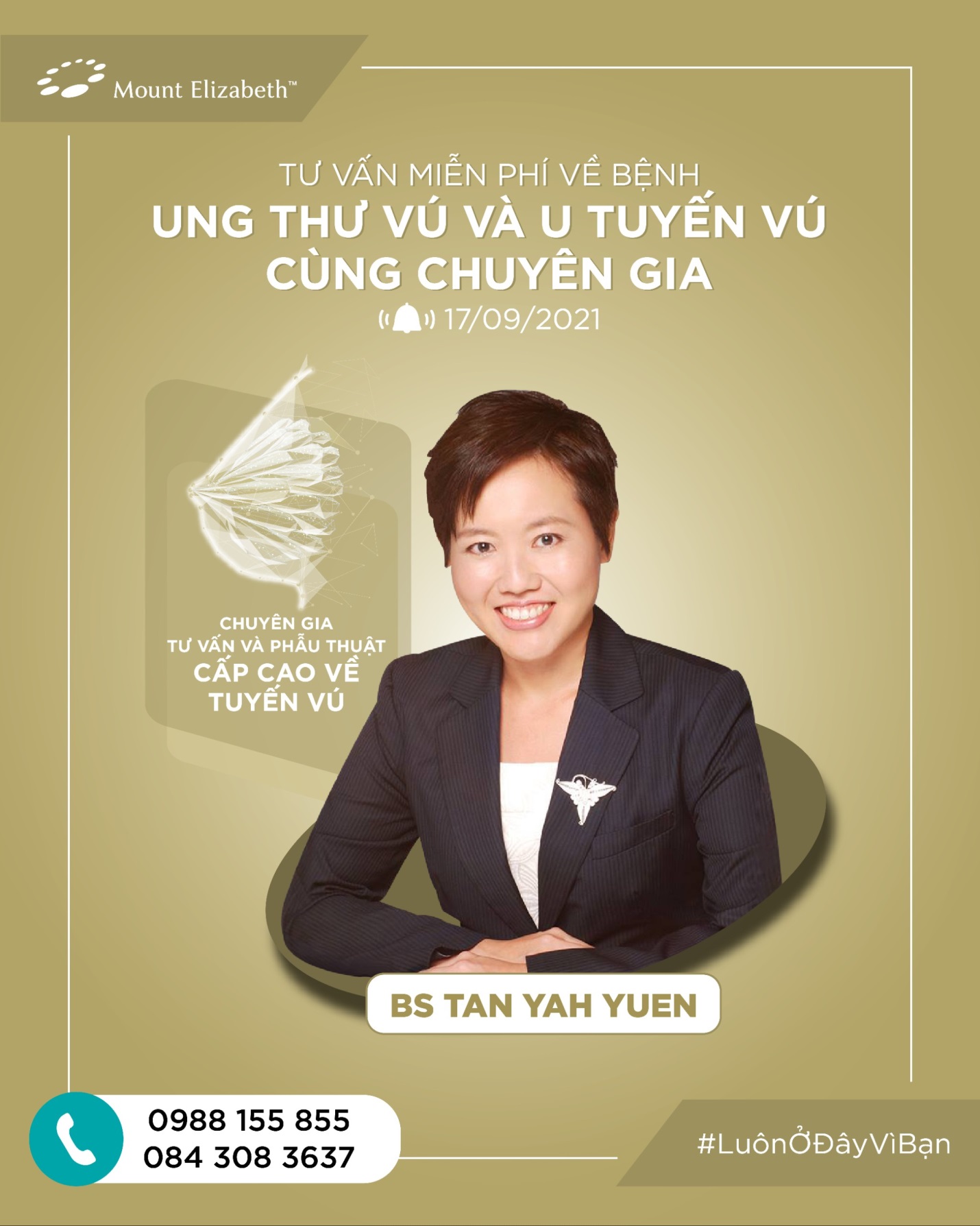 Điều ít biết về ung thư vú và phẫu thuật xâm lấn tối thiểu MIS