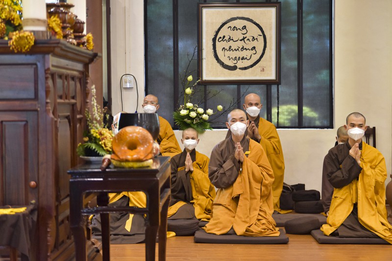 Những hình ảnh về thanh tịnh tâm tang Thiền sư Thích Nhất Hạnh