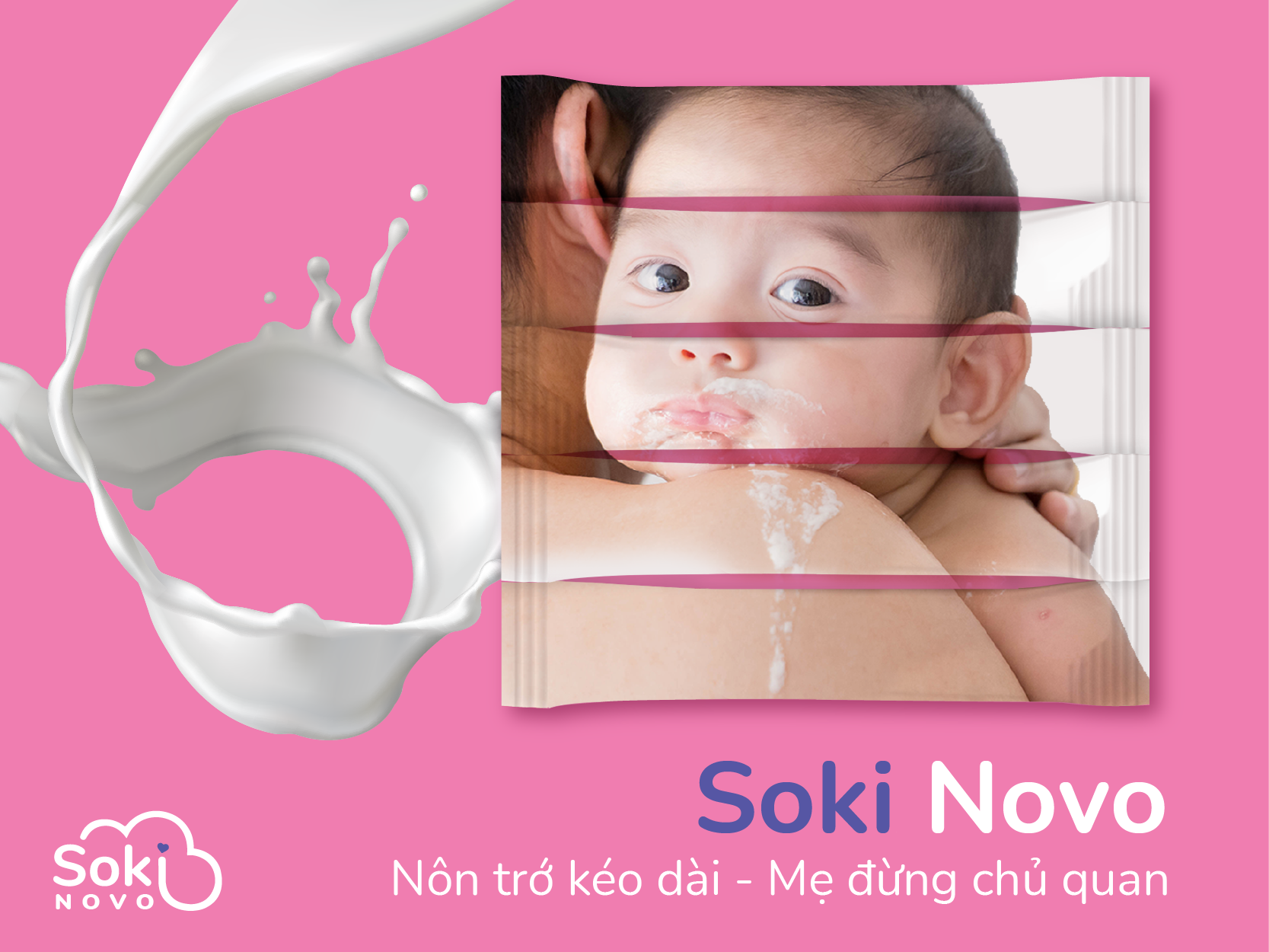 Ra mắt TPBVSK Soki Novo - Giải pháp dành riêng cho trẻ nôn trớ từ sữa