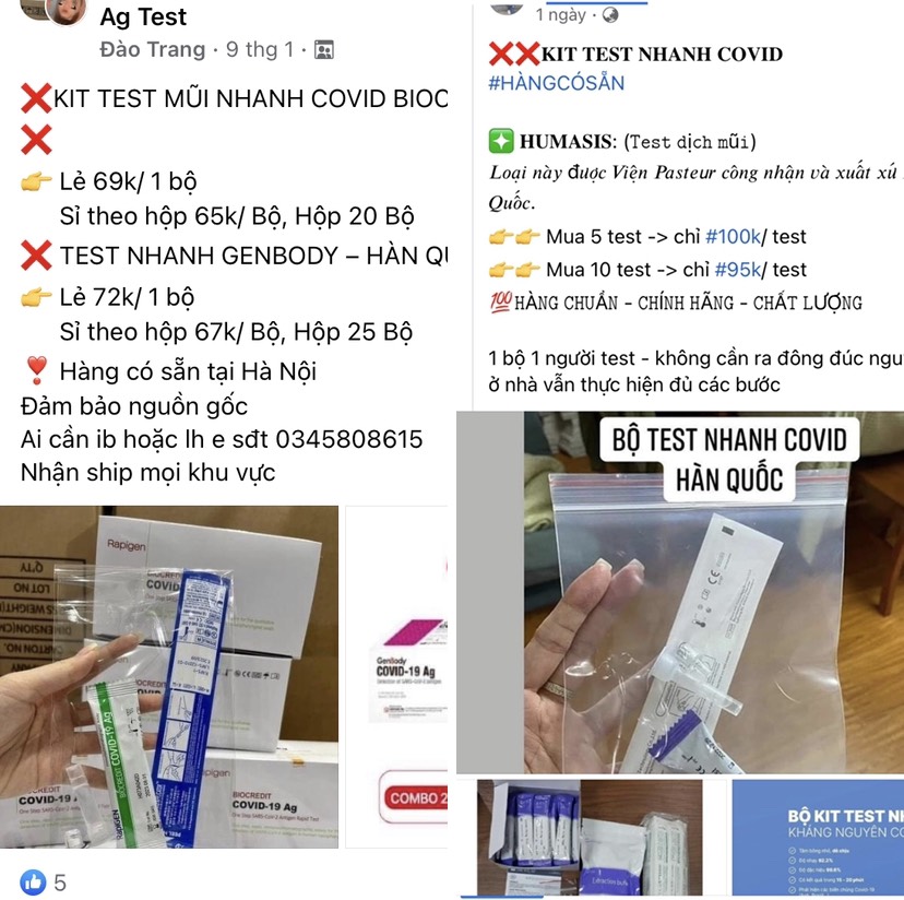 Kit test bị găm hàng, 'đội' giá, Hà Nội yêu cầu mạnh tay xử lý