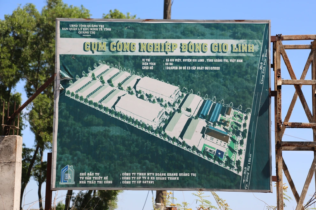 Cận cảnh Dự án cụm công nghiệp Đông Gio Linh sau hơn 10 năm "đắp chiếu"