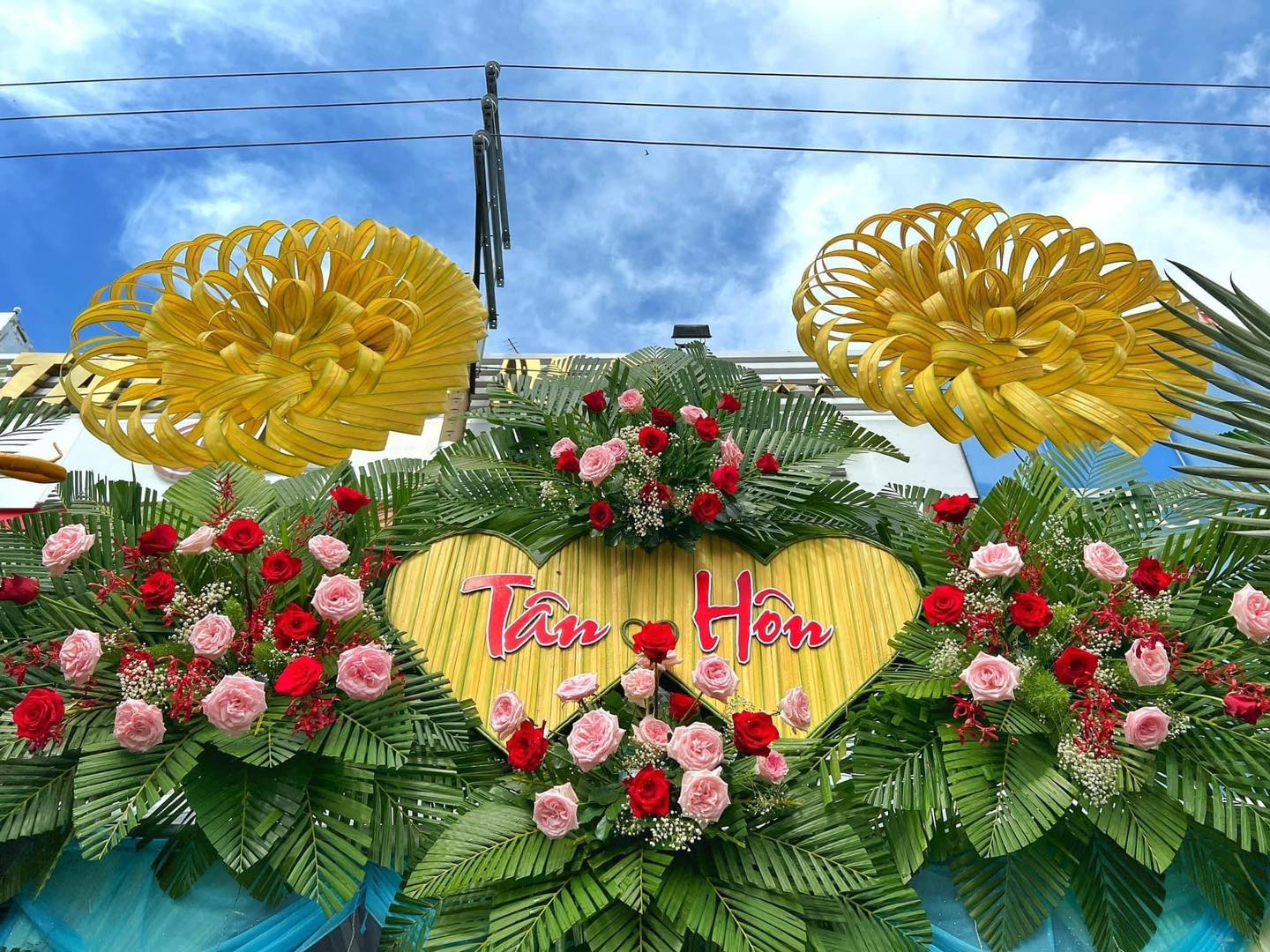 Mãn nhãn cổng cưới lá dừa ‘độc nhất vô nhị’ ở miền Tây sông nước