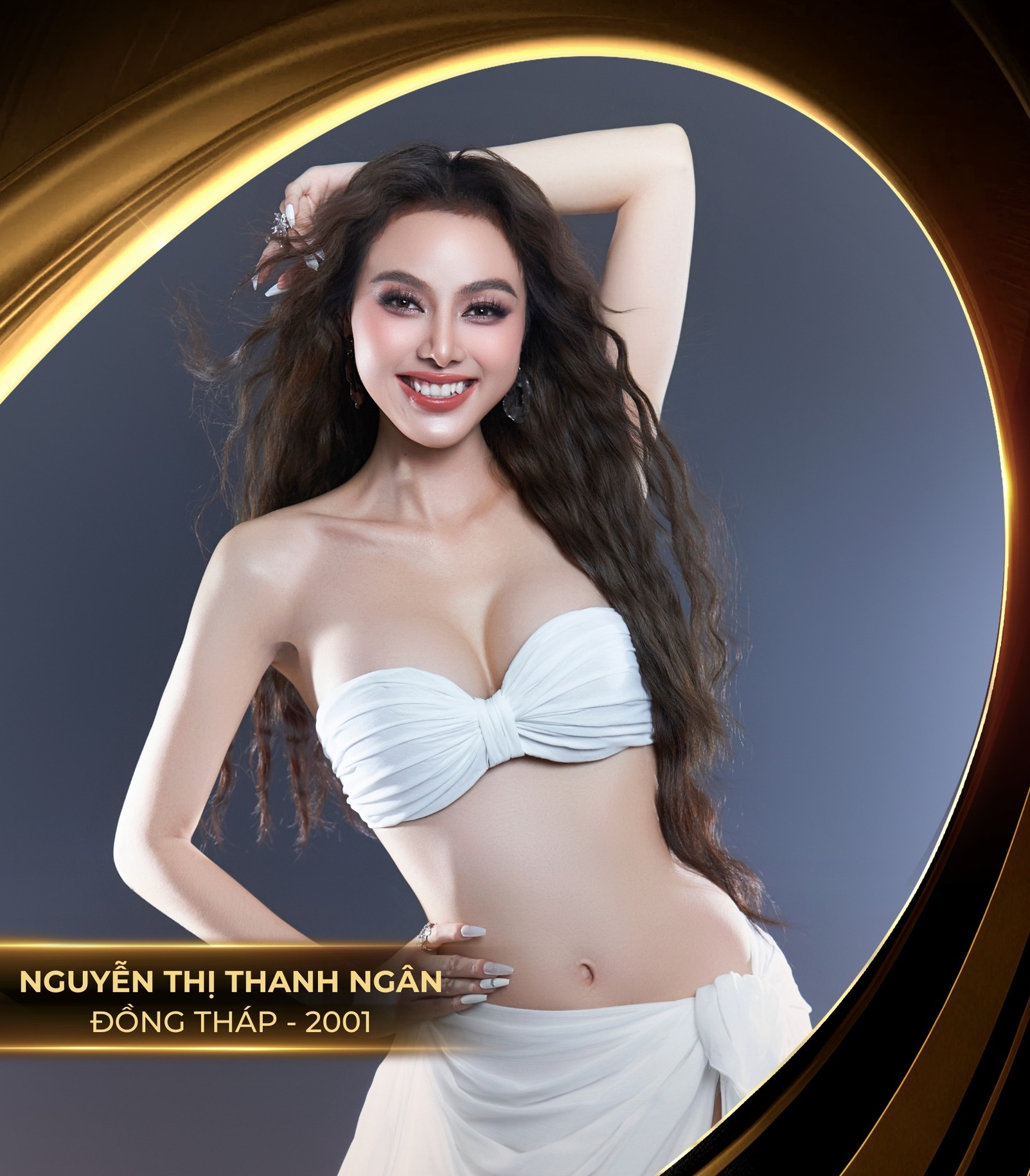 Hoa khôi Nam Bộ sinh năm 2001 gây chú ý Miss Grand Vietnam 2025
