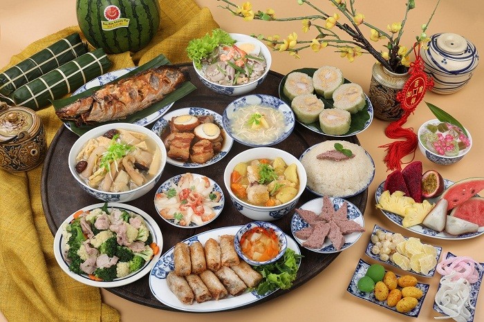What does a complete year-end offering tray, according to tradition ...