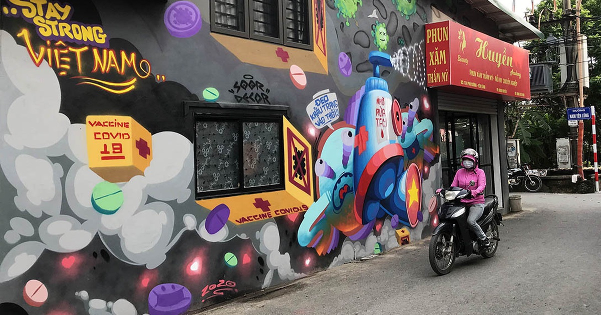 Chùm tác phẩm nghệ thuật Graffiti độc đáo với chủ đề "Chung tay đánh ...