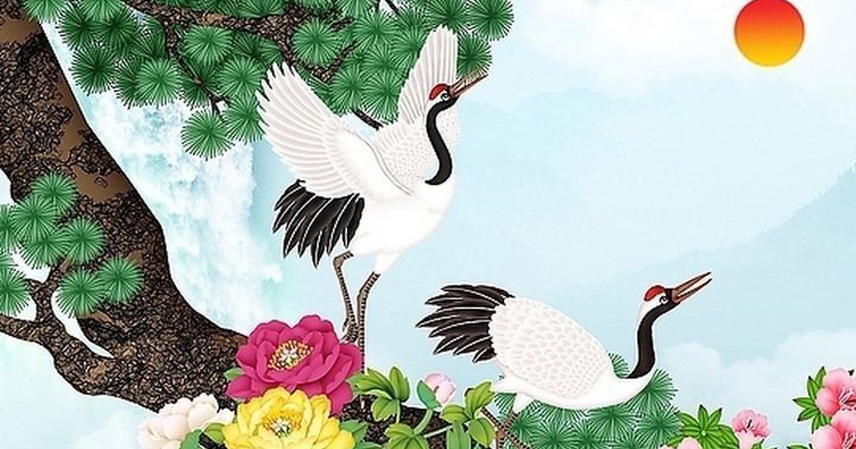 Cách đặt tranh con hạc trong nhà để thu hút tài lộc
