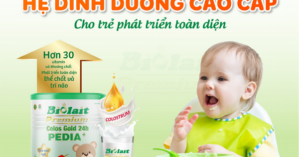 Biolait Premium Colos Gold 24H PEDIA +: Sản phẩm dinh dưỡng được nhiều ...