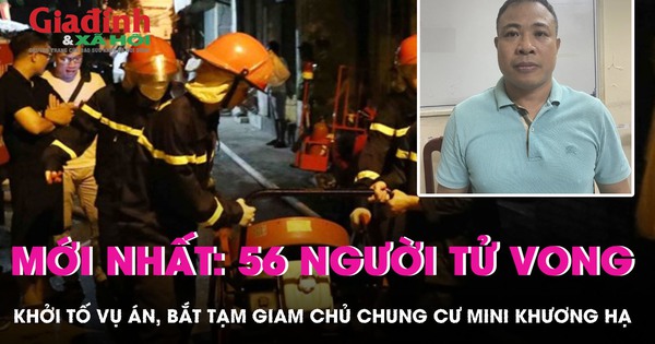 Chính thức: 56 người tử vong trong vụ cháy chung cư mini, khởi tố vụ án, bắt tạm giam chủ chung cư