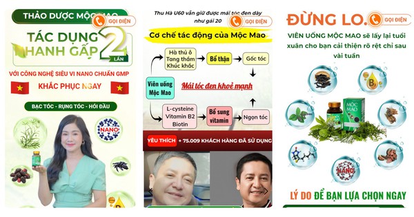 TPBVSK Mộc Mao liên tục bị cảnh báo nhưng vẫn bất chấp quảng cáo sai ...