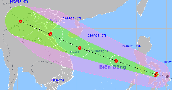 Tin bão mới nhất: Bão số 10 Bualoi giật cấp 15 chuẩn bị vào Biển Đông ...