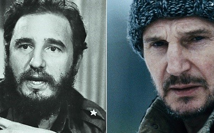 Fidel Castro En Liam Neeson